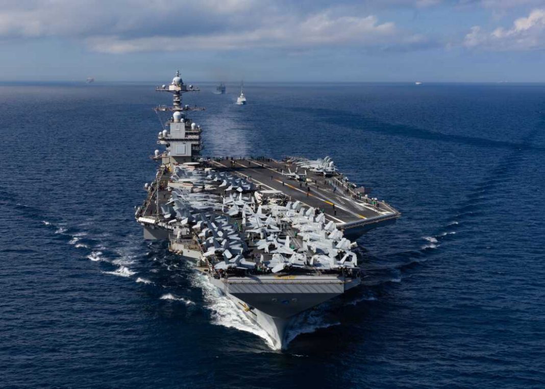 US military says aircraft carrier now in Caribbean • Nature Isle News